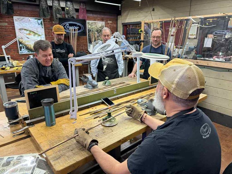 How to build a bamboo fly rod - Bill Oyster course, Georgia